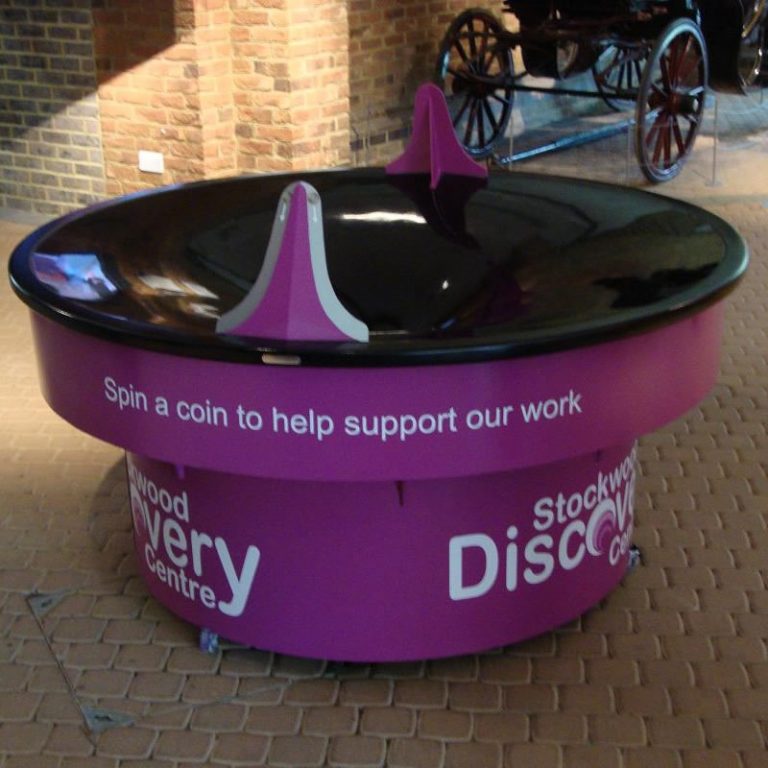 Coin Vortex Donation Boxes