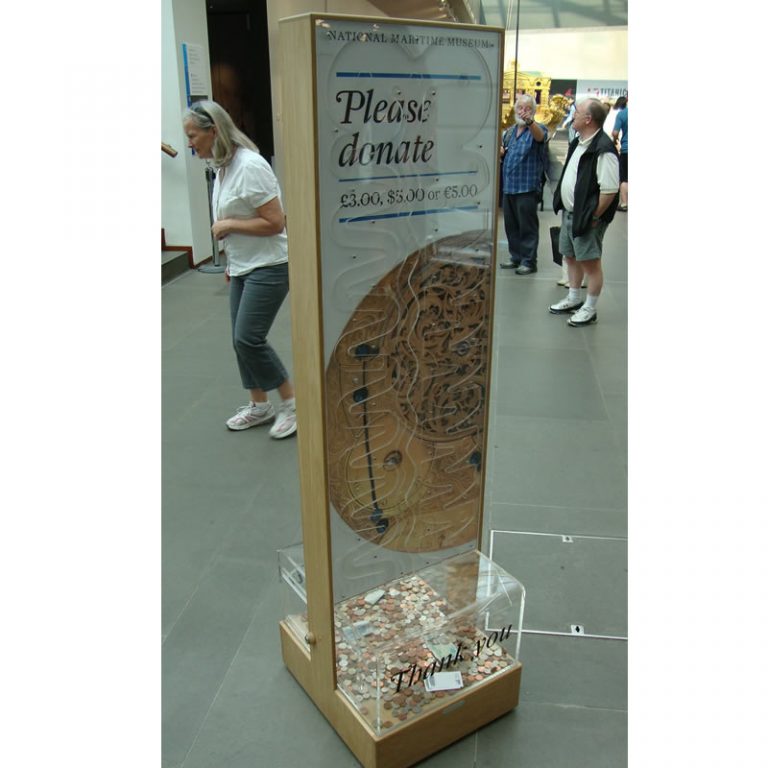 Coin Cascade Donation Boxes