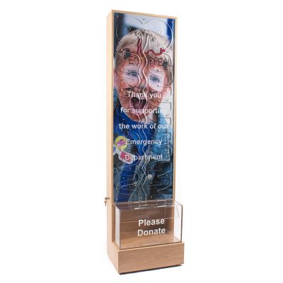 Coin Cascade Donation Boxes