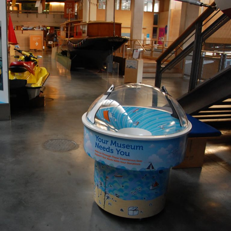 Coin Vortex Donation Boxes