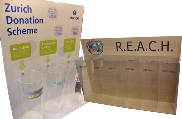 Token Donation Boxes